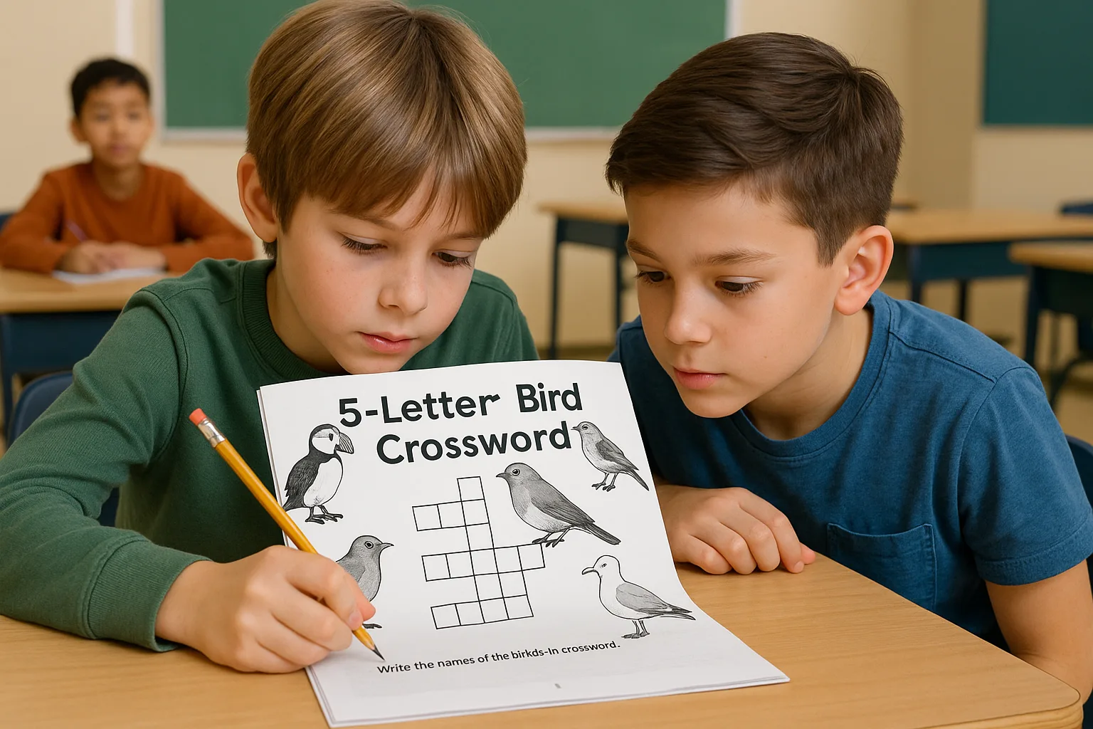 Populære Fugletyper Til 5 Bokstaver Fugler Kryssord